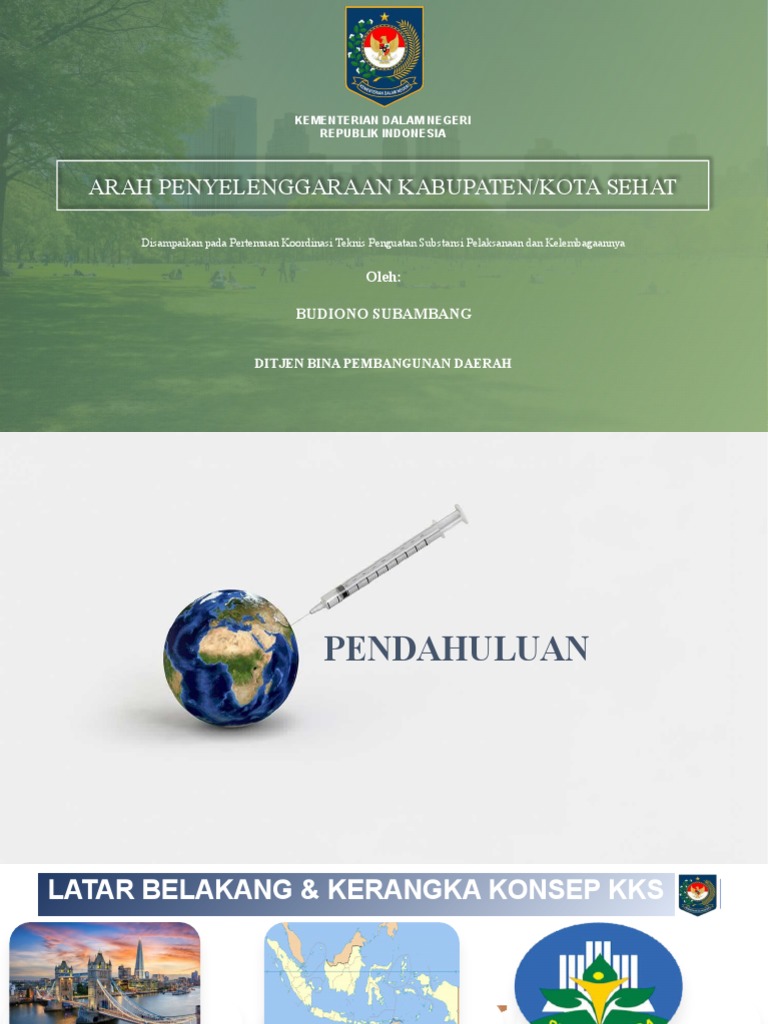 Panduan Penyelenggaraan Kota Sehat | PDF