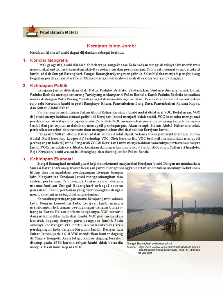 Kerajaan Islam Jambi | PDF