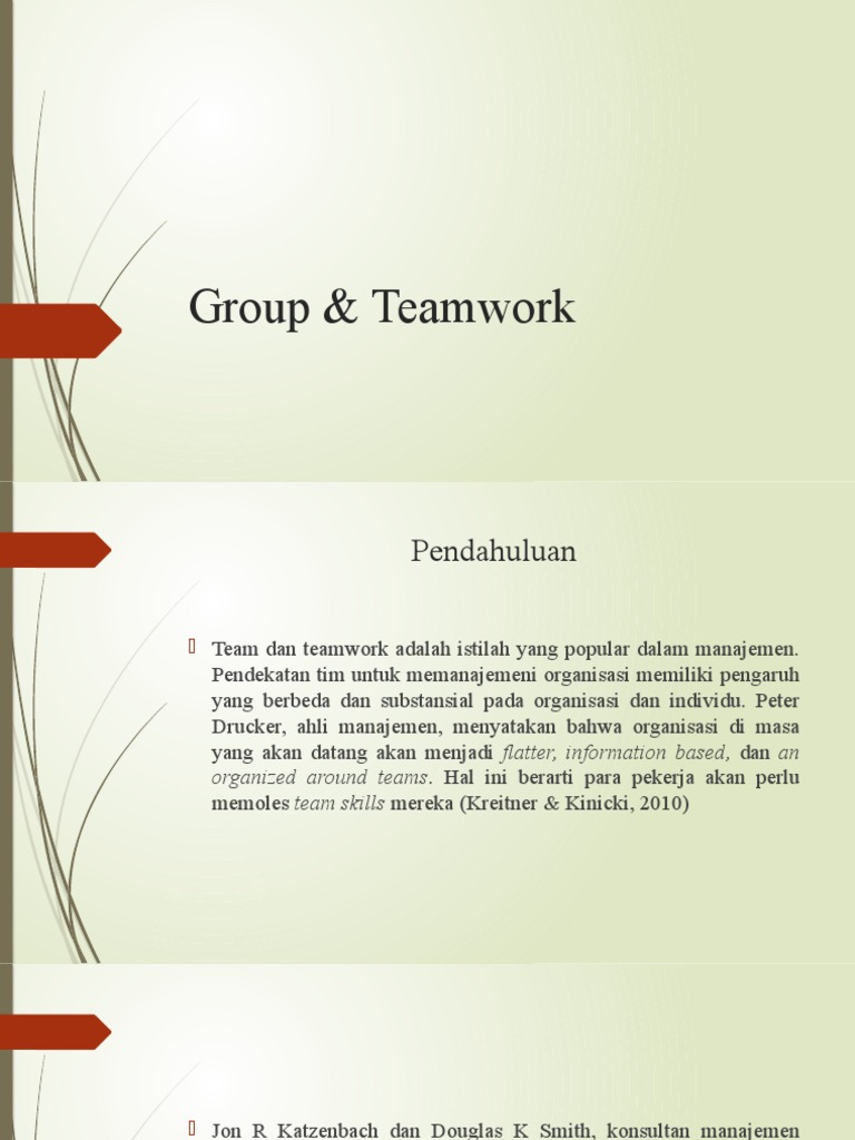 Group Teamwork | PDF | Bisnis