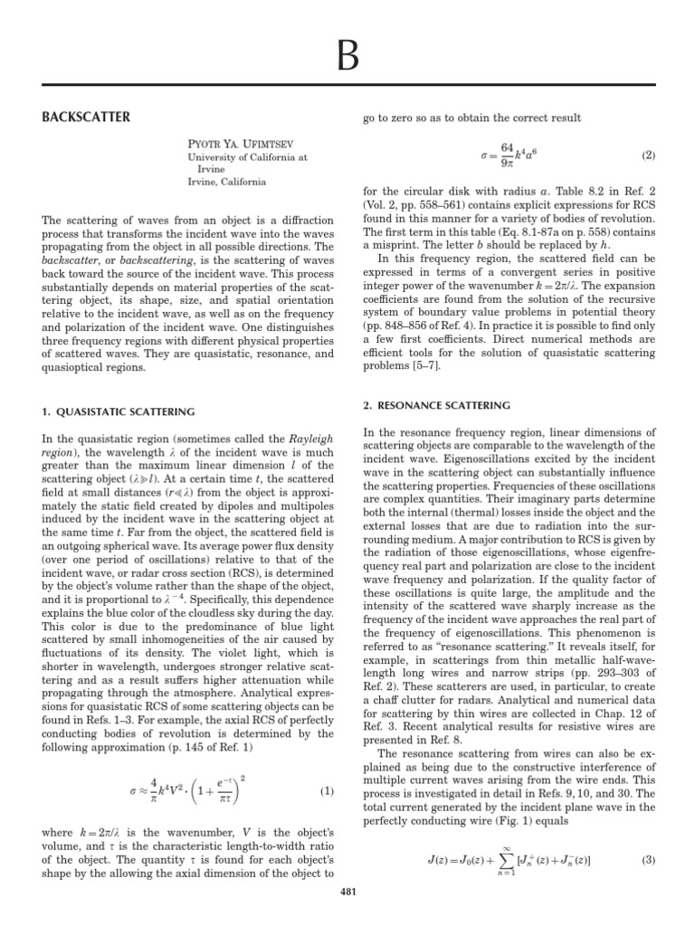 02 | PDF | Scattering | Waves