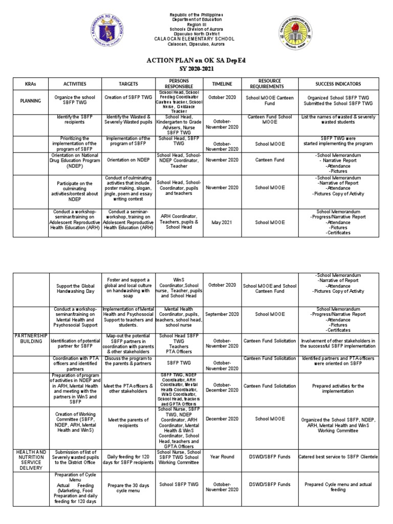 Action Plan Ces | PDF