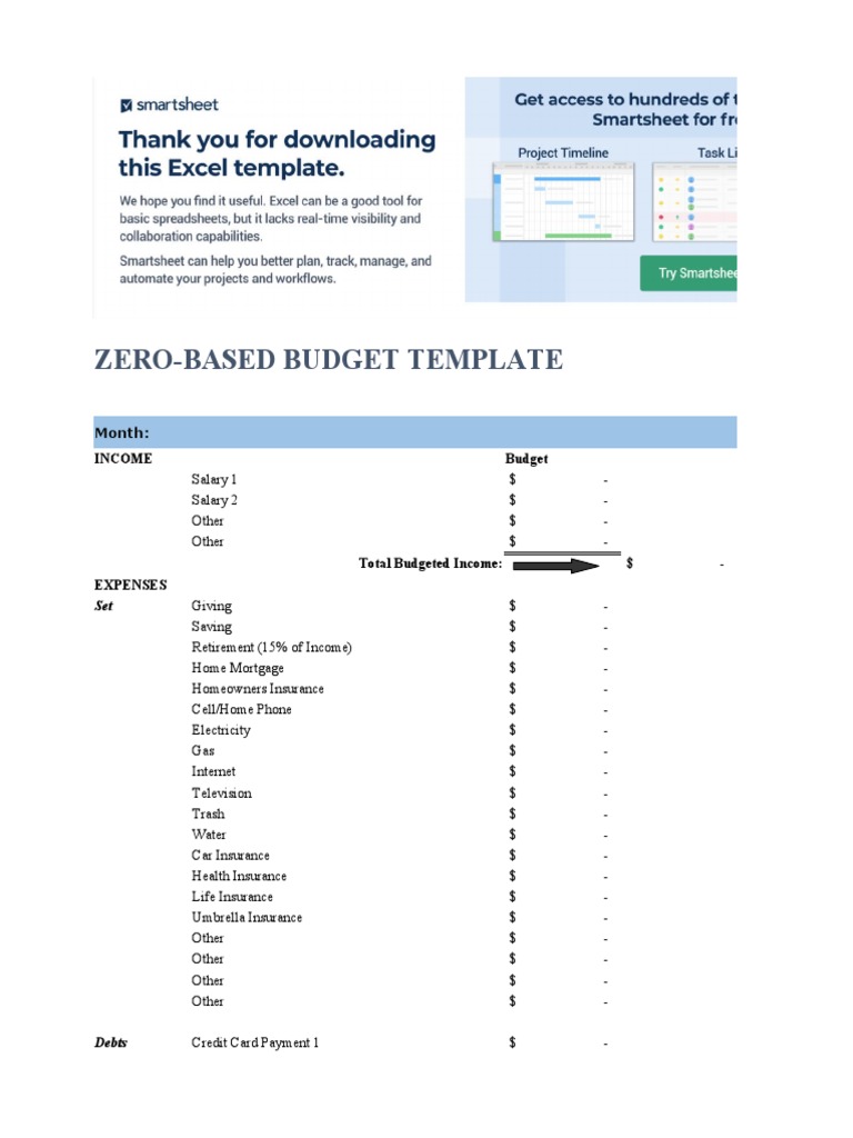 IC Zero Based Budget 8823 | PDF | Credit | Finance & Money Management