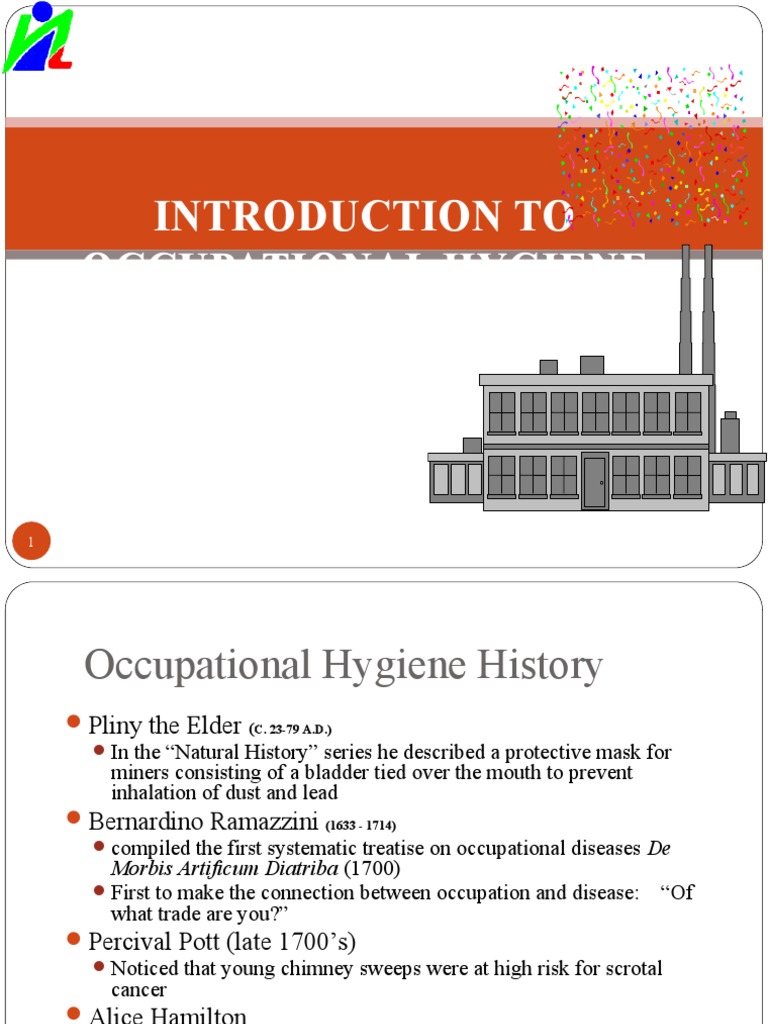 1-Introduction of Occupational Hygiene | PDF | Occupational Safety And ...