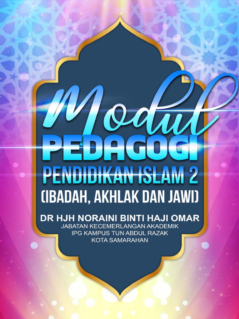 Modul Pedagogi Pendidikan Islam 2 PDF | PDF | Kajian Bahasa Asing
