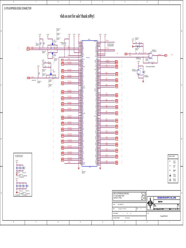 PCI-Express edge connector diagram | PDF