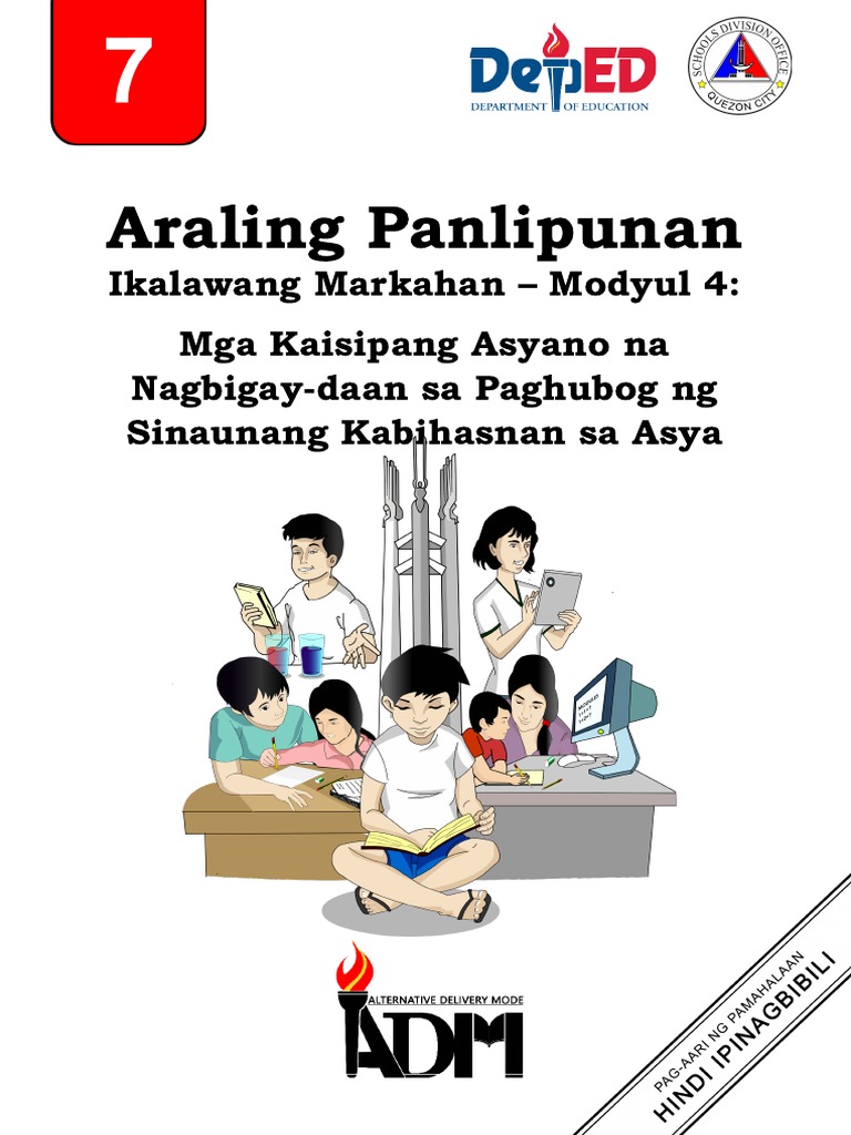 AP 7 - Q2 - Module 4 - Mga Kaisipang Asyano Na Nagbigay Daan Sa Paghubog NG Sinaunang Kabihasnan ...