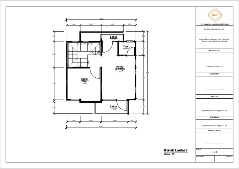 Denah Pak Yoga PDF | PDF