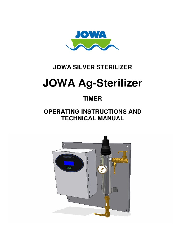Jowa Fresh Water Sterilizer | PDF | Valve | Silver