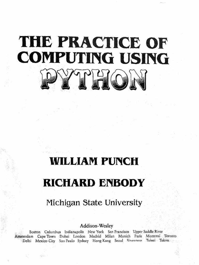 THE PRACTICE OF COMPUTING USING L S S 1 PDF | PDF | Class (Computer ...