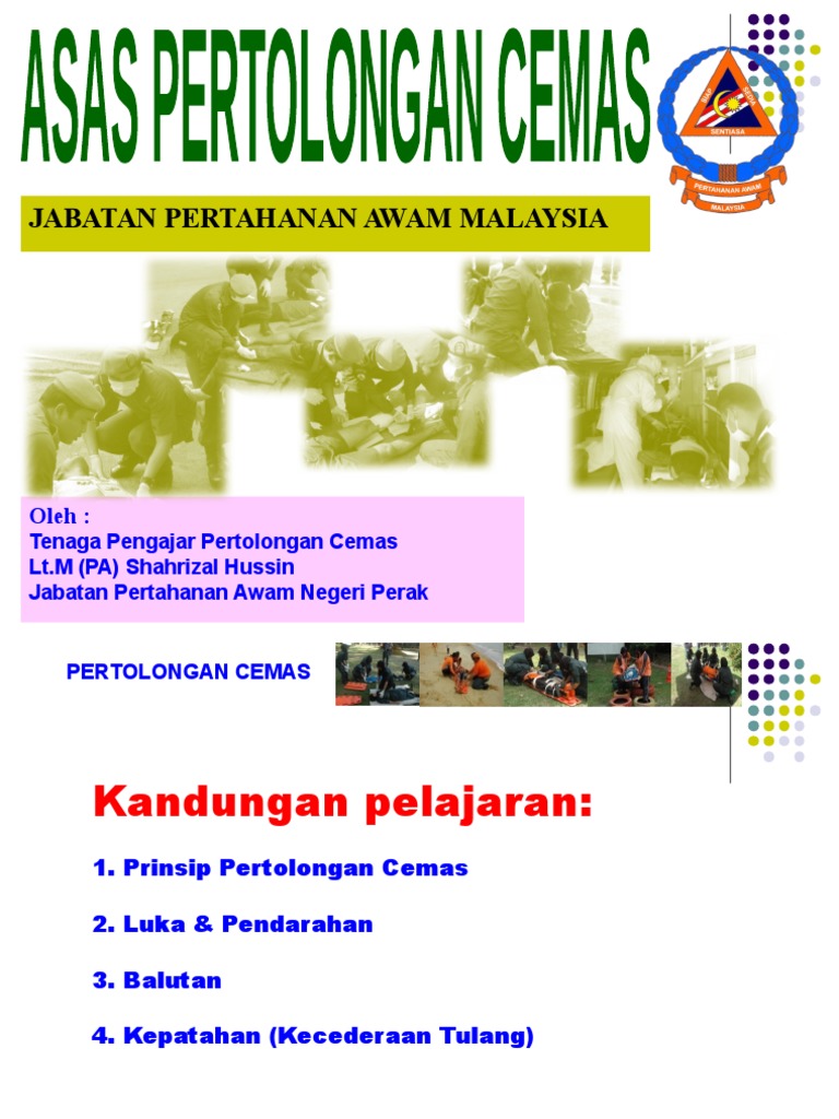 Power Point Pertolongan Cemas | PDF