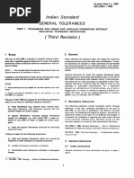 IS.2102 General Tolerance | PDF | Engineering Tolerance | Evaluation