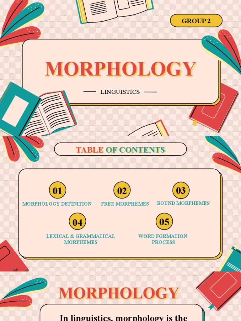 Group 2 Morphology | PDF | Language Arts & Discipline