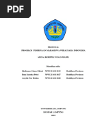 Template Proposal P2MW 2022 | PDF | Bisnis | Seni