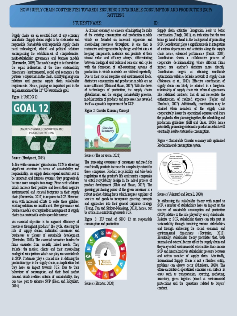 Sustainable Supply Chains for SCP | PDF | Sustainability | Supply Chain