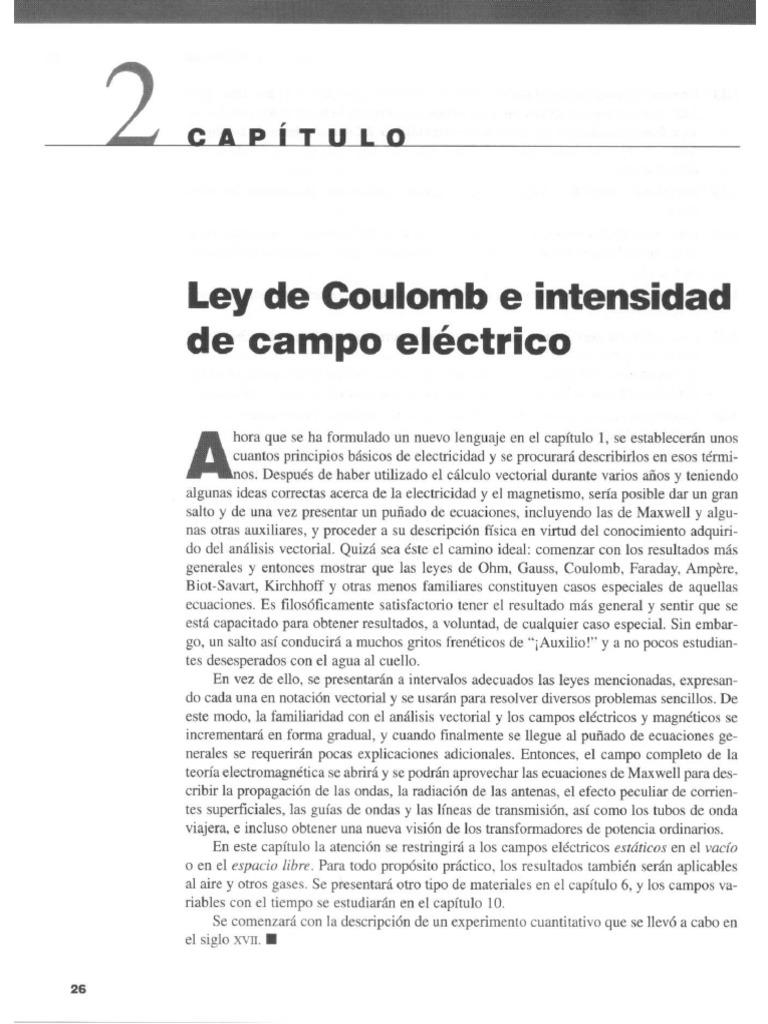 Cap2 Ley de Coulomb | PDF