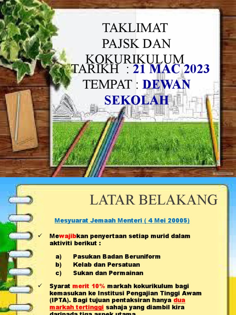Taklimat Pajsk | PDF