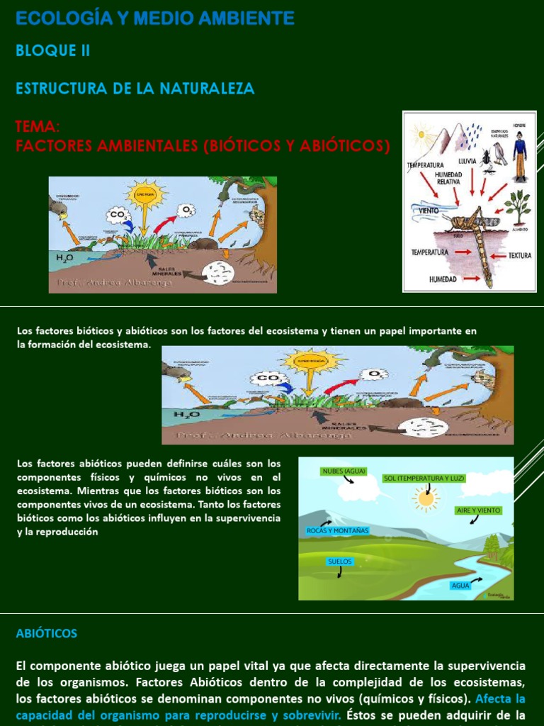 Factores ecológicos | PDF | Ecosistema | Entorno natural