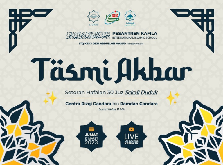 Spanduk Tasmi Akbar | PDF