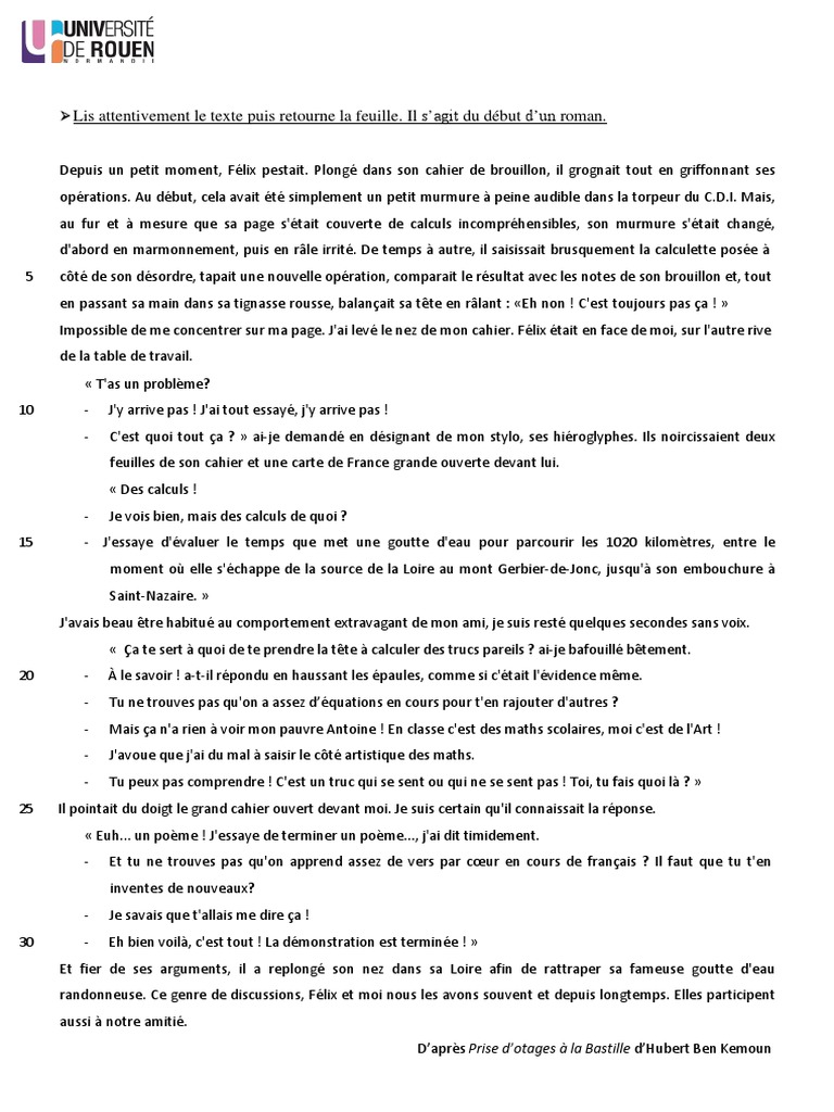 Compréhension de Texte | PDF | Poésie | Fiction générale