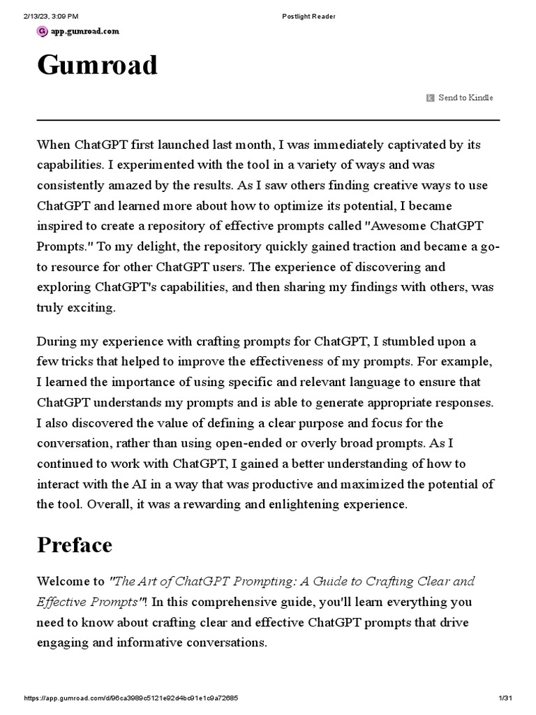The Art of ChatGPT Prompting - A Guide To Crafting Clear and Effective ...