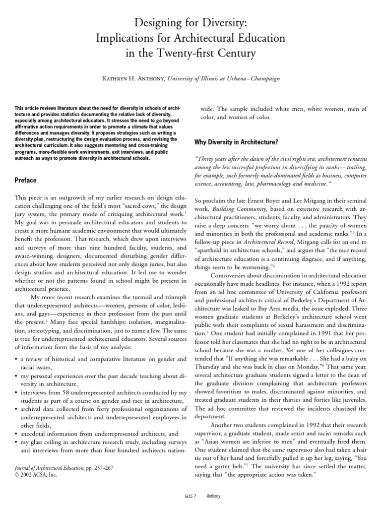 Designing For Diversity - 2002 - Pg11 PDF | PDF | Multiculturalism | Discrimination