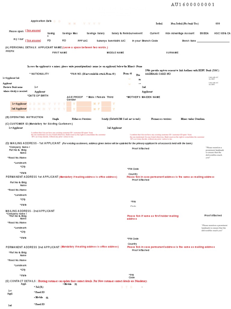 HDFC Bank | PDF | Cheque | Debit Card