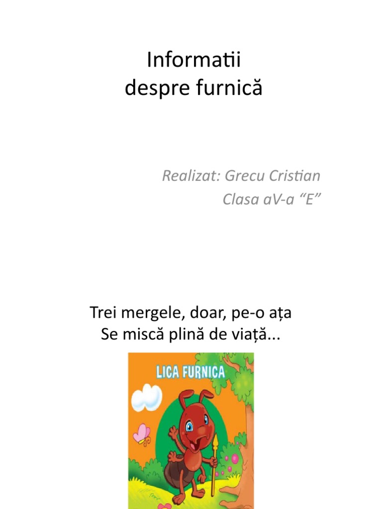 Furnica | PDF