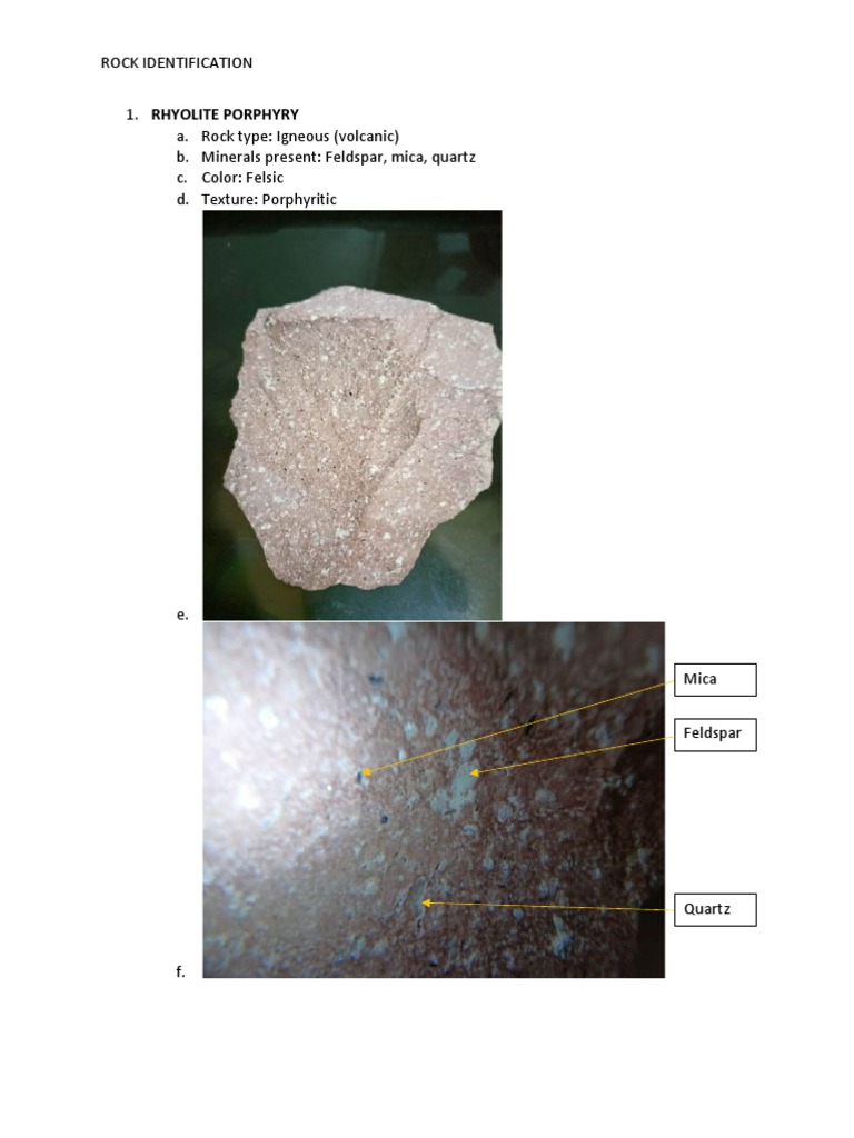 A Comprehensive Guide to Common Rock Identification Through Visual ...