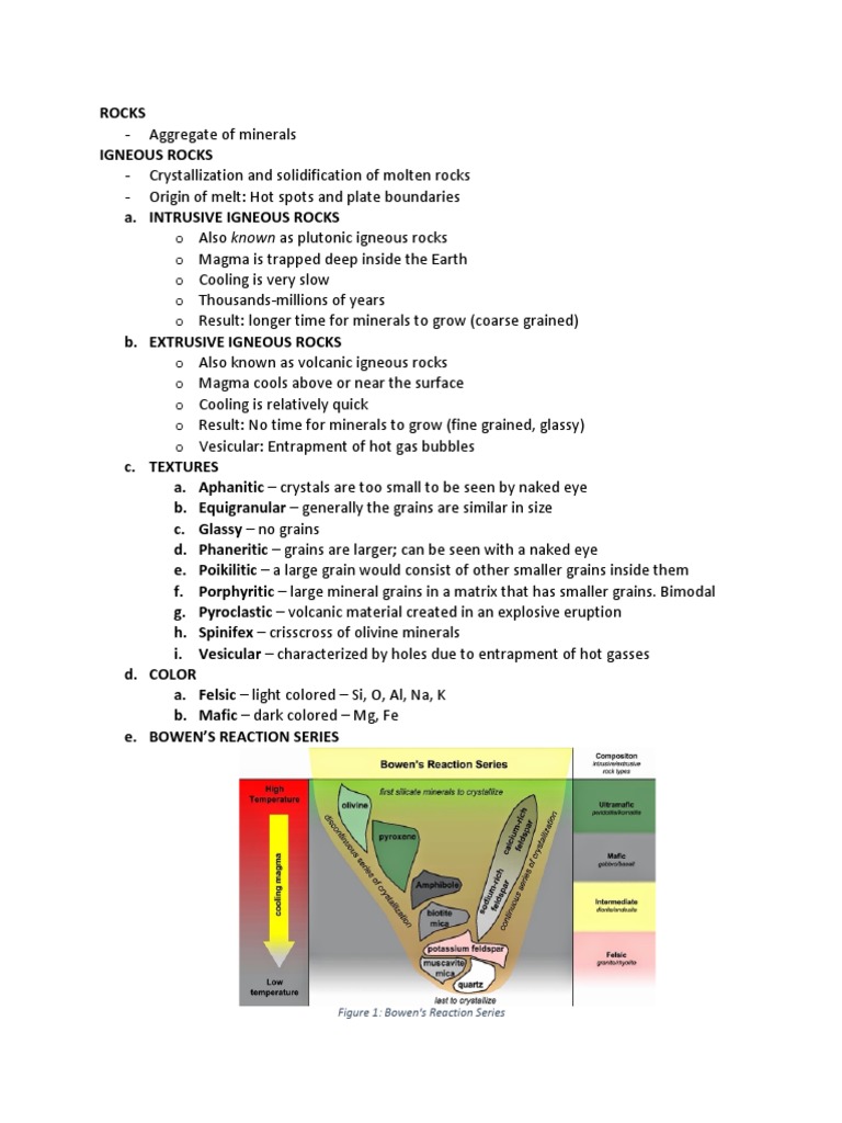 Rocks PDF | PDF | Sedimentary Rock | Rock (Geology)