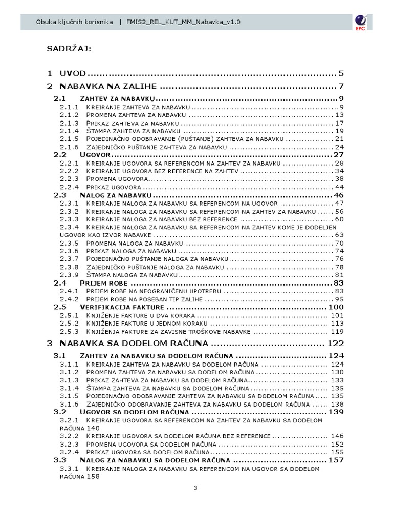 Fmis2 - Rel - Kut - MM - Nabavka - v1.0. Dio 1 - Pdftodo ...