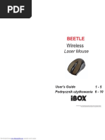 m650 Full Size Wireless Mouse Manual | PDF | Computing | Software