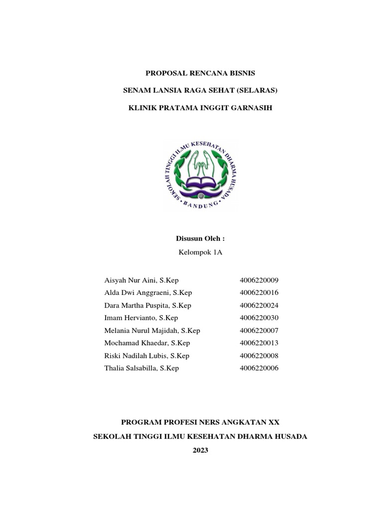 PROPOSAL RENCANA BISNIS KEL 1A Fixx | PDF