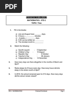 Class 2-Measurement - Worksheet | PDF | Business | Science & Mathematics