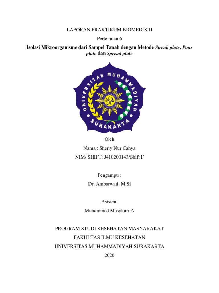 Isolasi Mikroorganisme Dari Sampel Tanah Dengan Metode Streak Plate ...