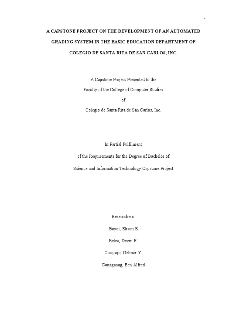 Automated Grading System | PDF | My Sql | Usability