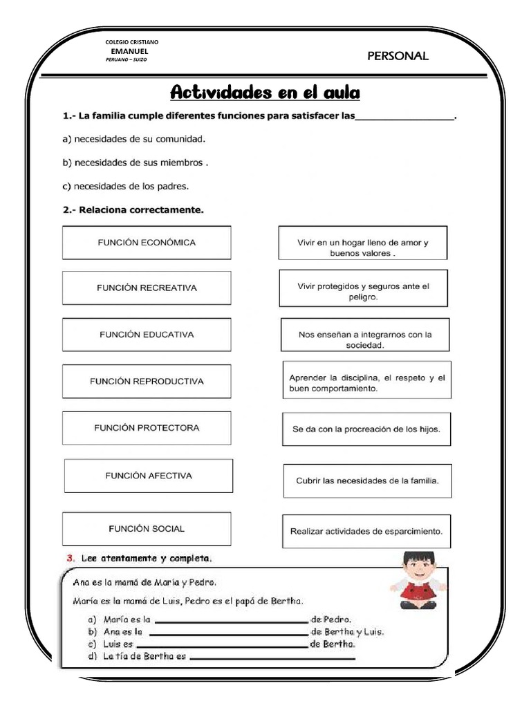 Actividades en El Aula | PDF