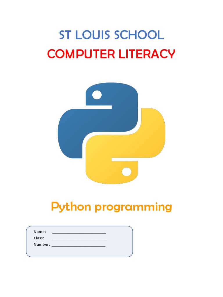 Computer Literacy St Louis School Pdf Parameter Computer Programming Computer Program 