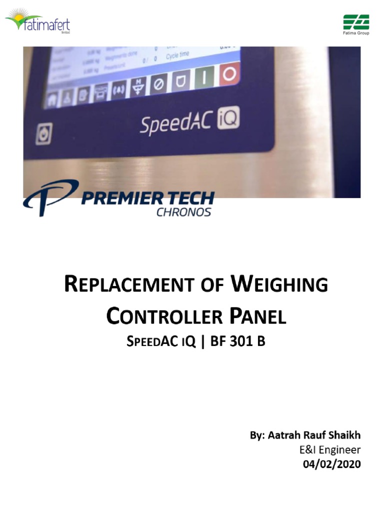 BF 301 B Panel Report - Aatrah Rauf Shaikh PDF | PDF | Electrical ...