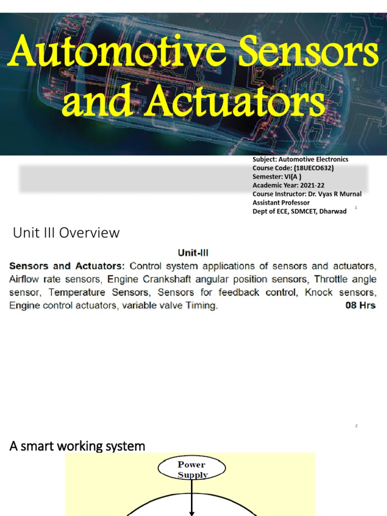 Automotive Sensors and Actuators PDF | PDF | Magnetic Field ...