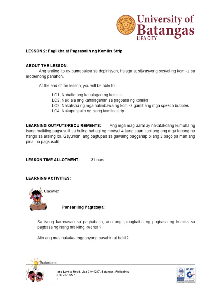 Fil2 Modyul 4 Aralin 2 | PDF