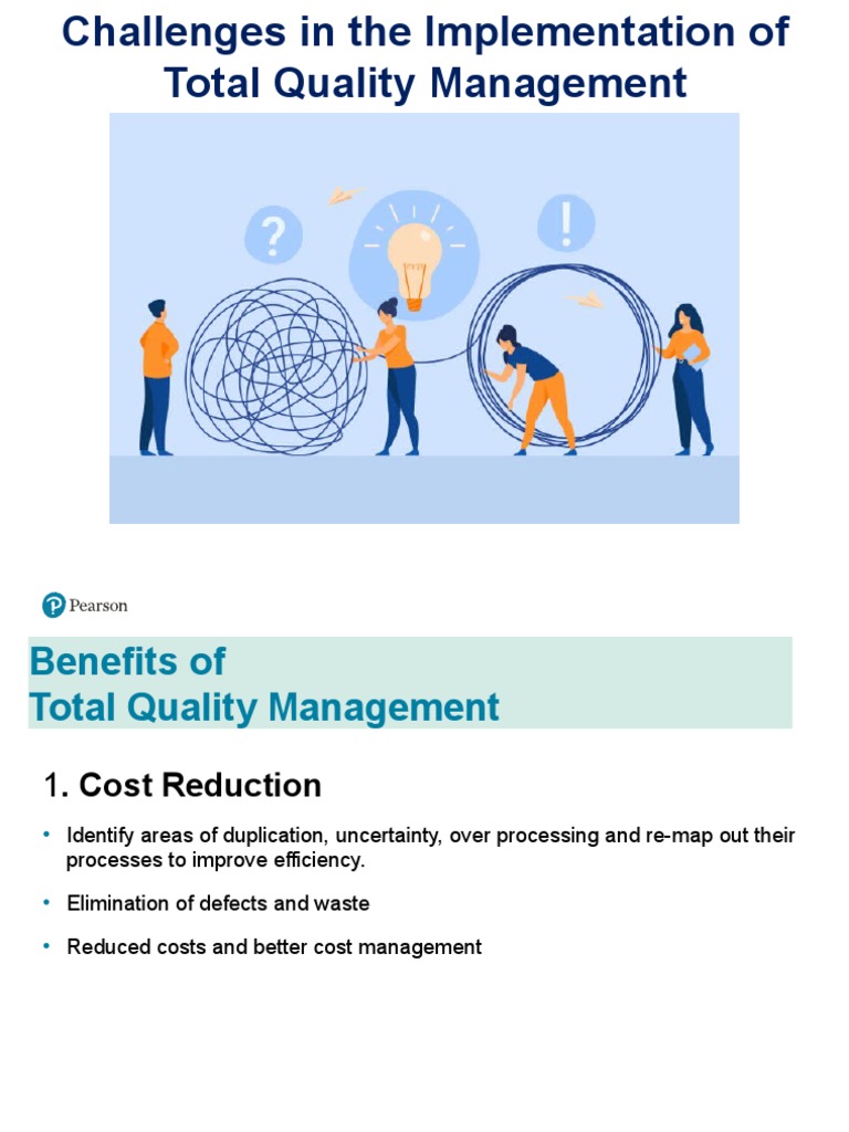 Challenges in Implementing TQM | PDF | Quality Management | Empowerment Challenges in Implementing TQM | PDF | Quality Management | Empowerment