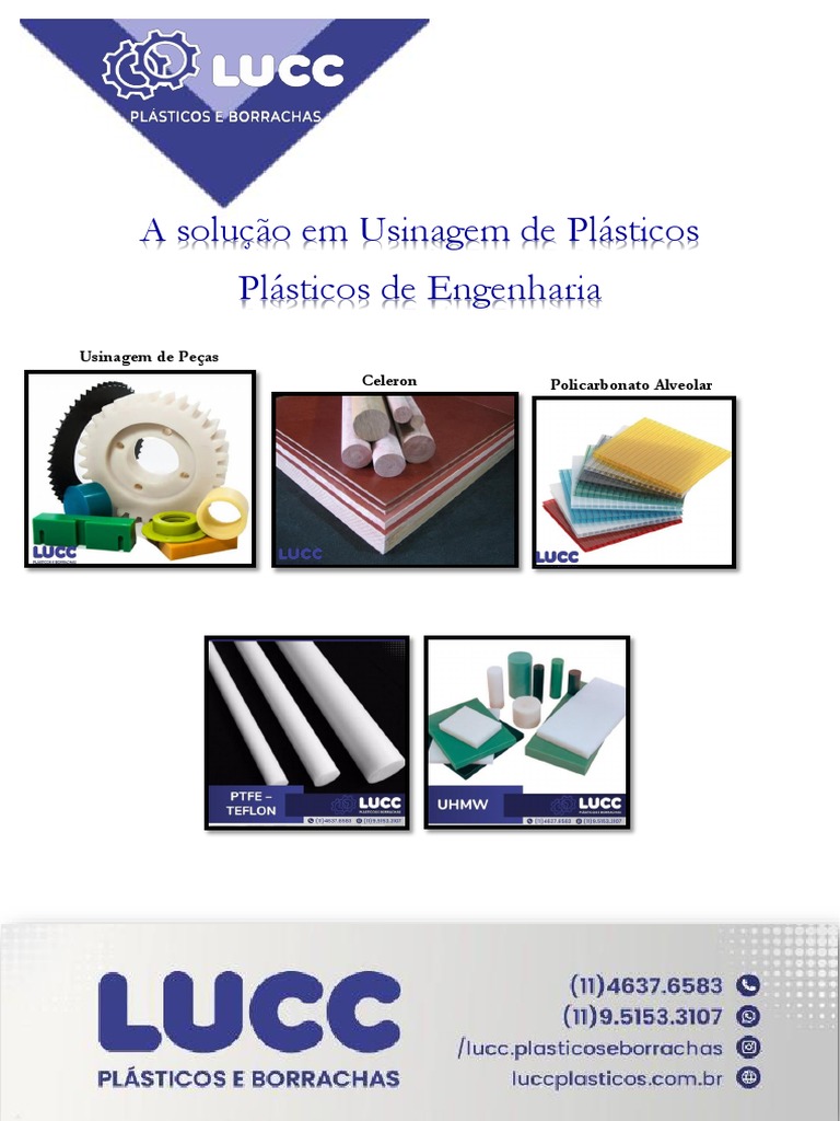 LUCC PLÁSTICOS - Catálogo de Produtos | PDF