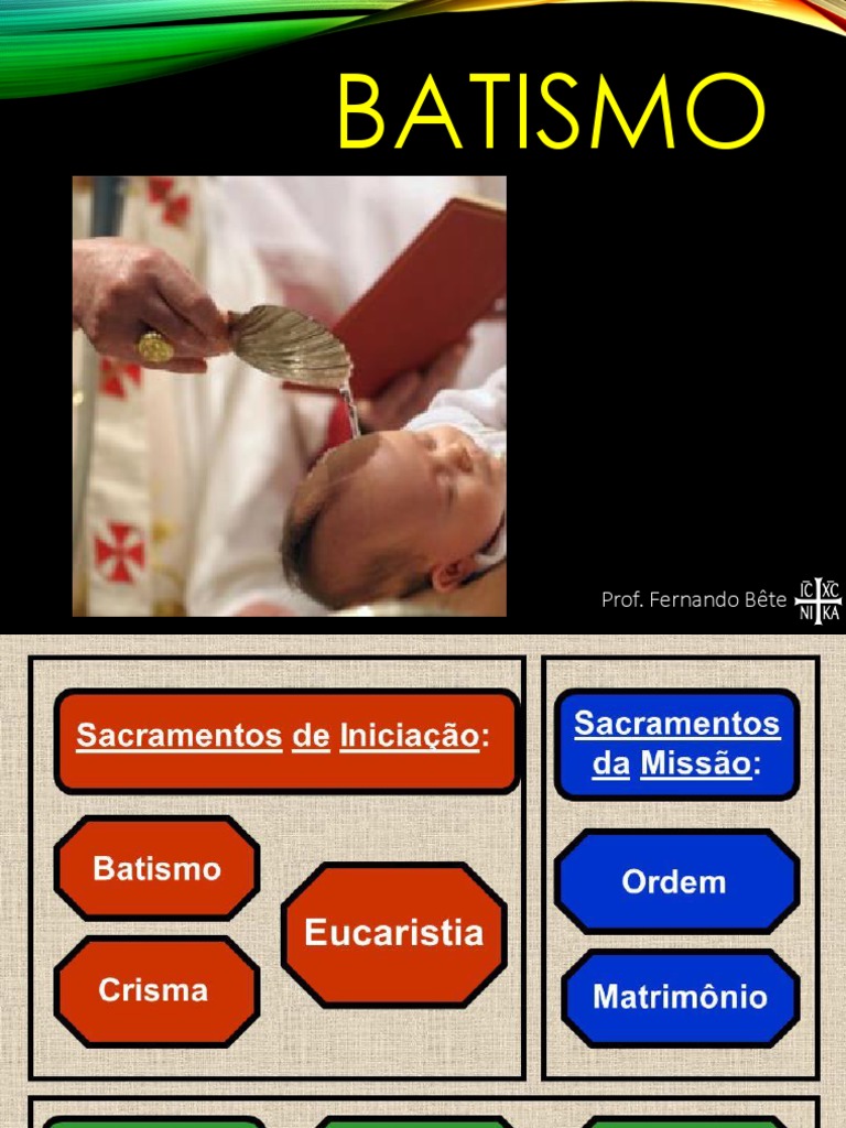 2 Aula Batismo | PDF | Batismo | Igreja católica