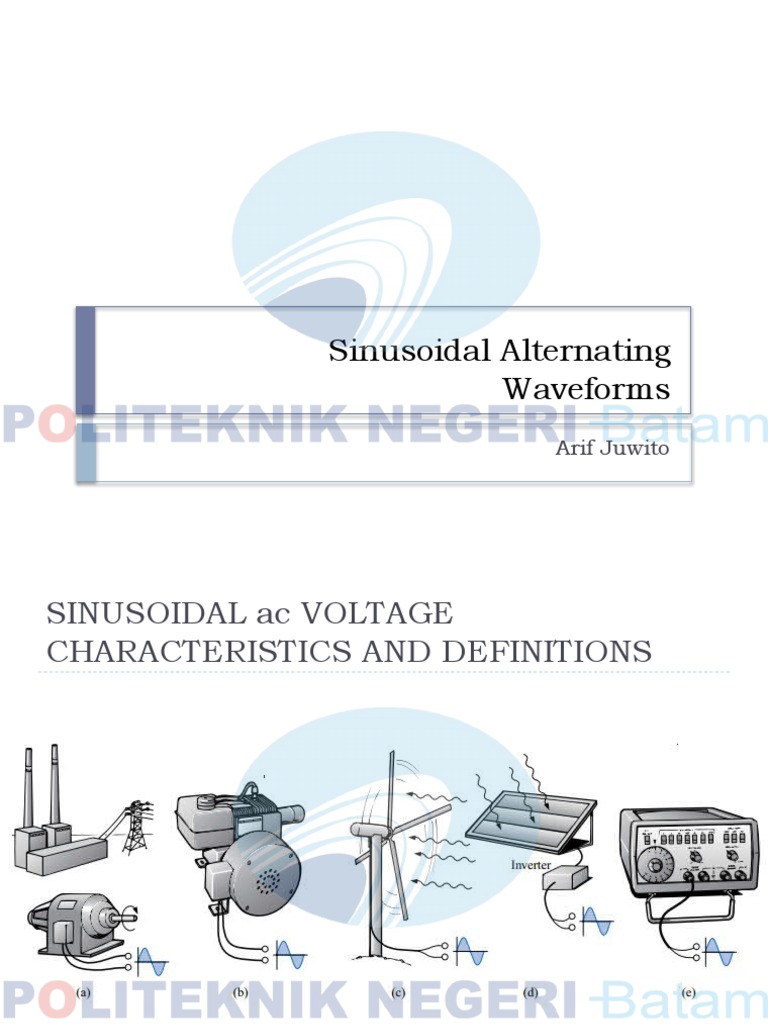 Sinusoidal AC Voltage Characteristics | PDF | Teaching Methods ...