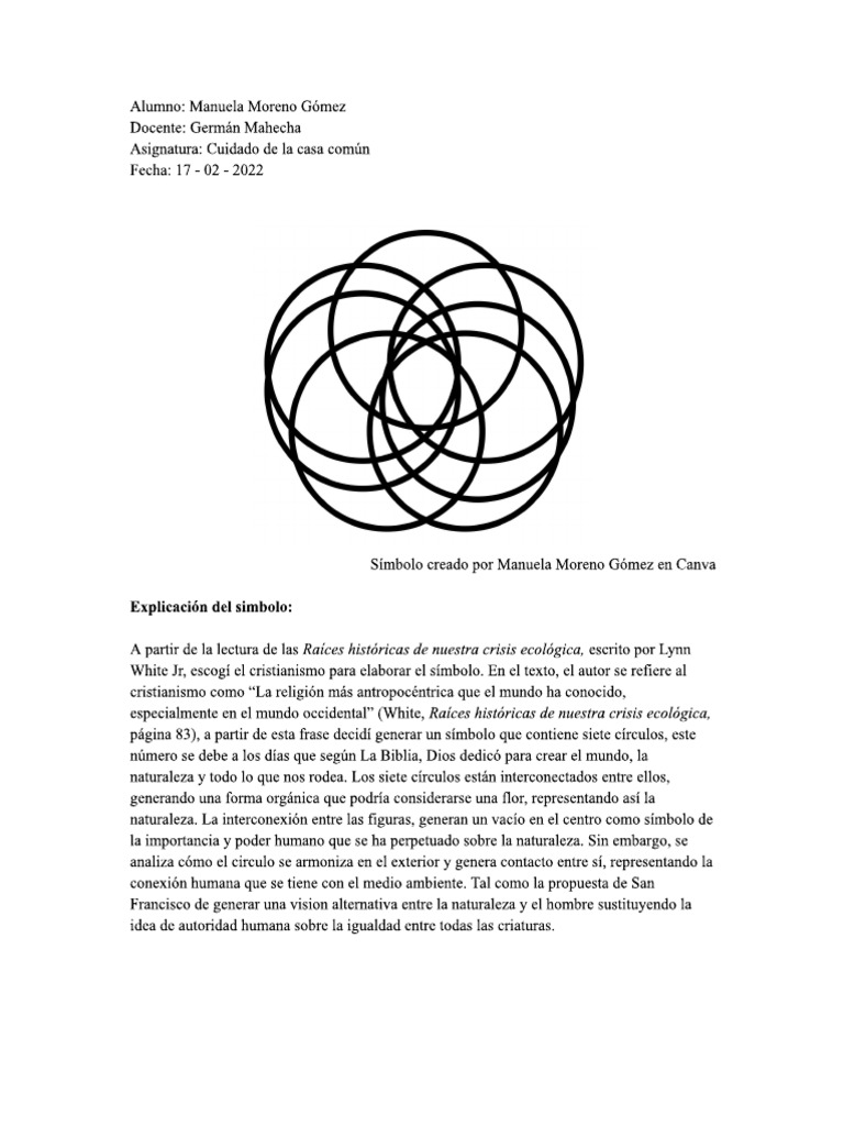 SIMBOLO Cuidado de La Casa Comun | PDF