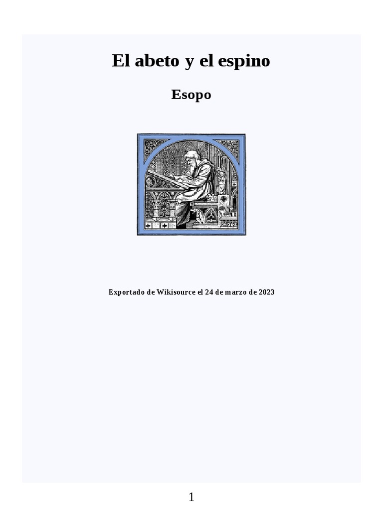 El Abeto y El Espino | PDF