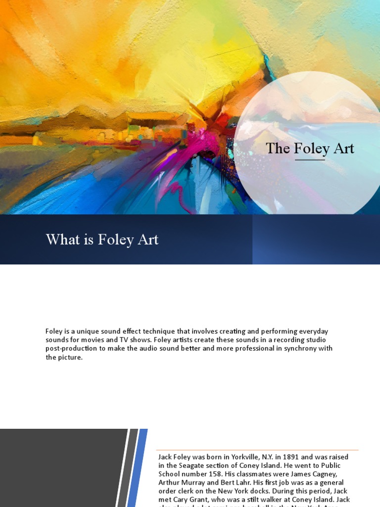 The Foley Art | PDF | Entertainment