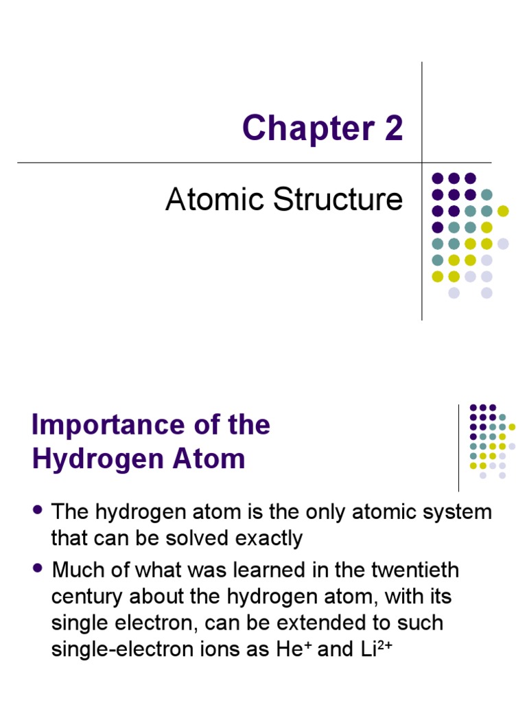 Atomic Structure Spectra | PDF | Atomic Orbital | Spin (Physics)