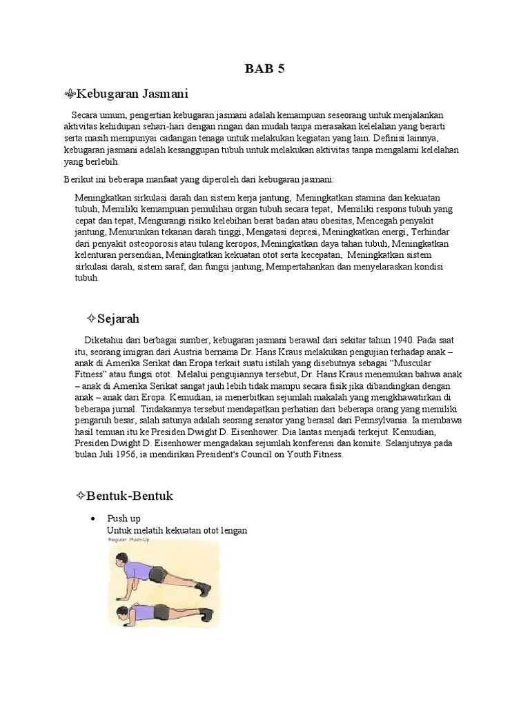 Bab 5 Makalah Penjas | PDF