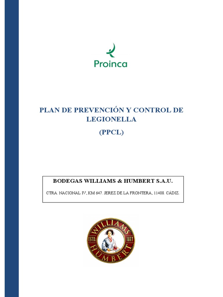 Plan de prevención y control de Legionella para las instalaciones de ...